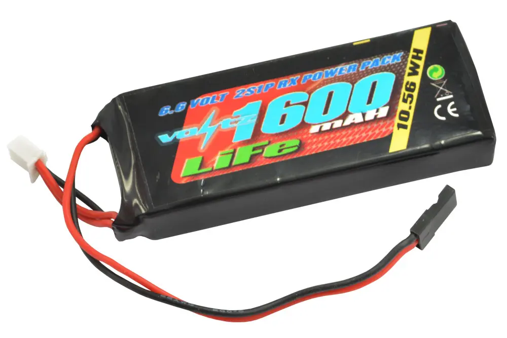 Voltz 1600mah 2s 6.6v Rx Life Straight Battery Pack - The best place ...