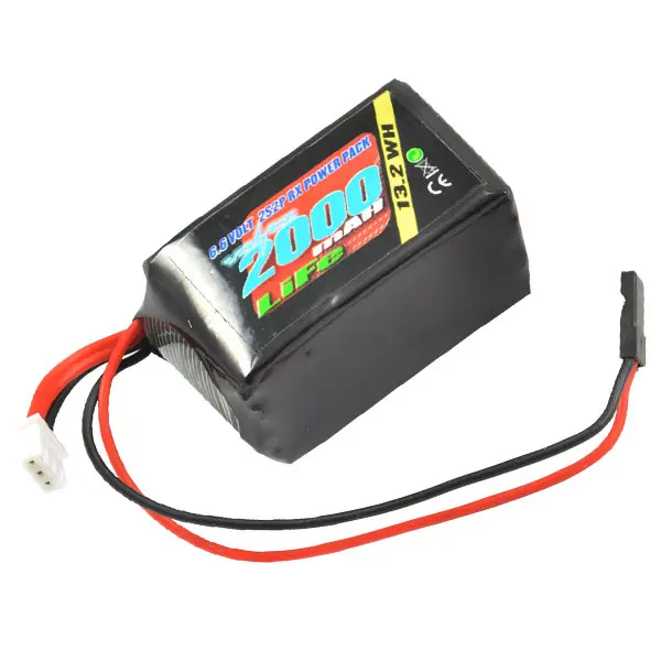 Voltz 2000mah 2s 6.6V Rx Life Hump Battery Pack | Radio-Controlled.co.uk
