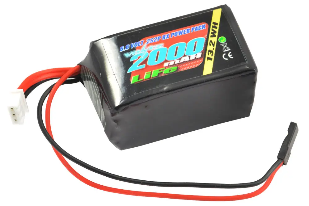 Voltz 2000mah 2s 6.6v Rx Life Hump Battery Pack - The best place for RC ...